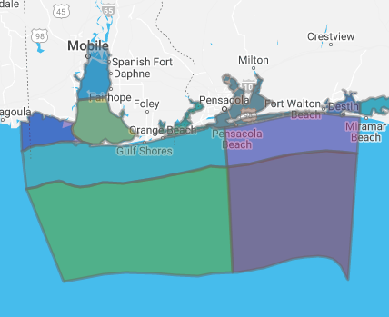Mobile Alabama Marine Forecast Weather Zone