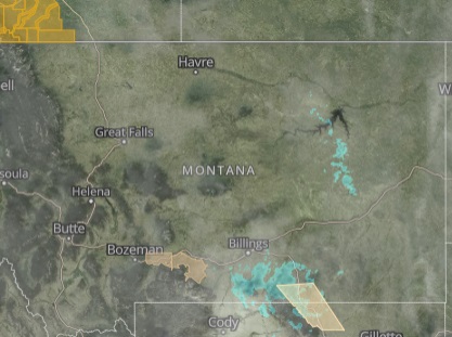 State of Montana Weather Doppler Radar Map