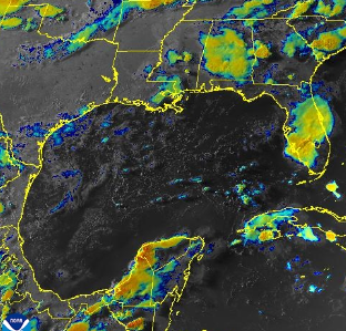 GOES Gulf of America Sandwich RGB Satellite