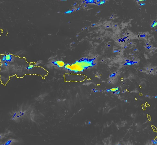 GOES Puerto Rico Sandwich RGB Satellite
