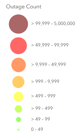 United States Power Outage Map Tracker Updates