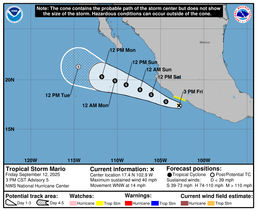 TROPICAL STORM MARIO